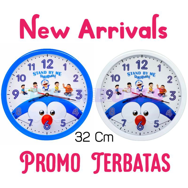 Jual Jam Dinding Standard Rainbow (038) - Doraemon Stand By Me (Quartz ...