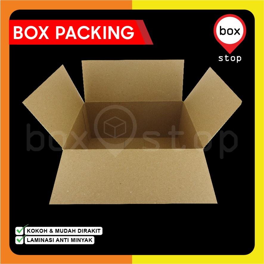 Jual Box Paking - Dus packing - Kotak Packing - KRAFT COKLAT TEBAL (10 ...
