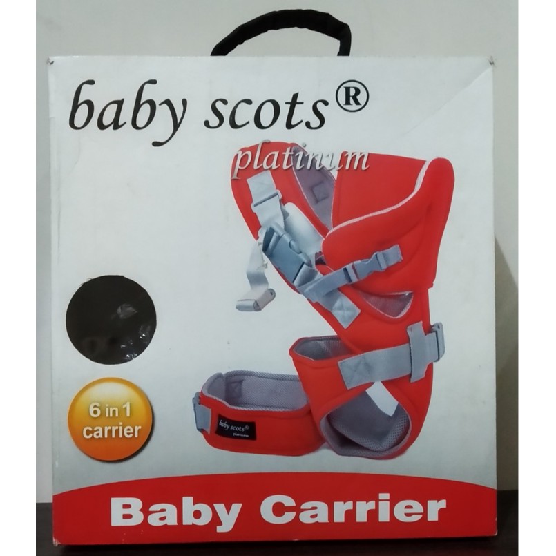 Jual Baby Scots Platinum 6 in 1 Baby Carrier Gendongan Bayi | Shopee ...