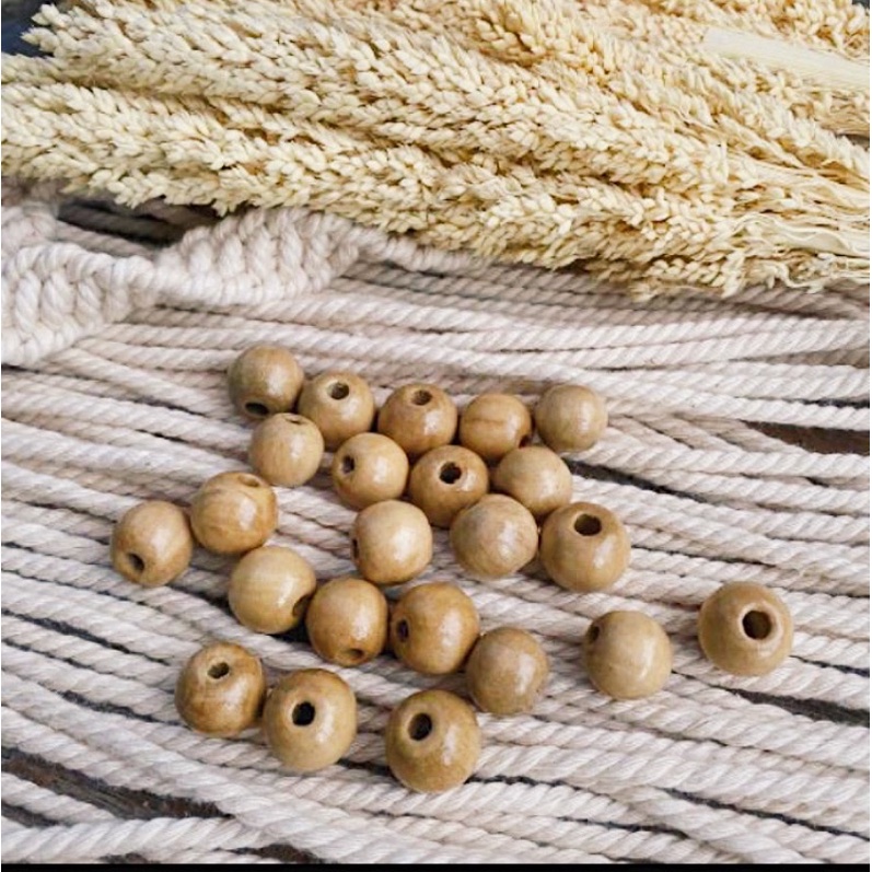 Jual Manik Kayu Natural 1,5cm / Kayu Monte | Shopee Indonesia