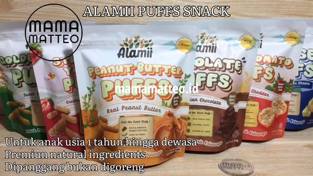 Jual ALAMII PUFFS 25gr 15gr Mini Size / Snack Cemilan Makanan Bayi Anak ...