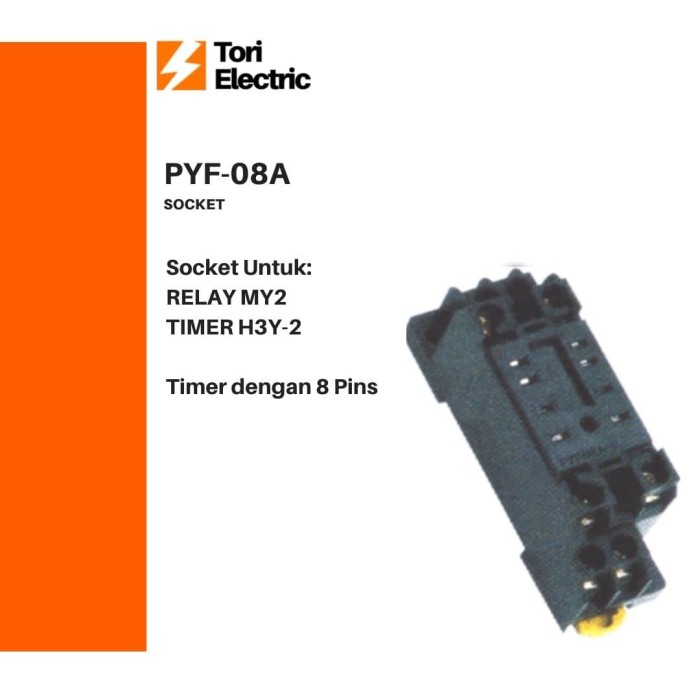 Jual Socket Relay MY2 H3Y-2 8 pin PYF-08A Relai Timer | Shopee Indonesia