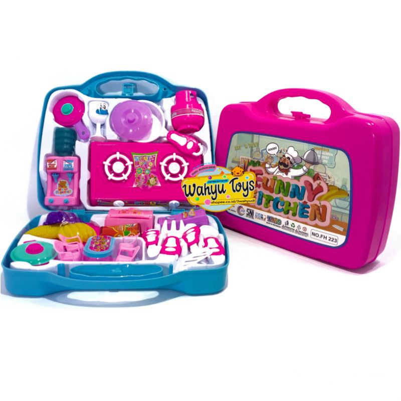 Jual MAINAN ANAK CEWEK KOPER MASAK MASAKAN JUMBO / KOPER PERALATAN ...