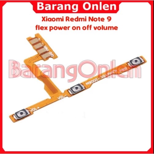 Jual Xiaomi Redmi Note 9 flexible tombol switch power on off volume | Shopee Indonesia