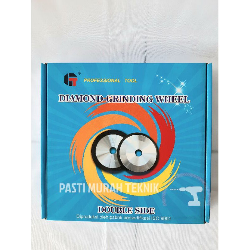 Jual Diamond Asah / Grinding Wheel GT TCT 4" (2 sisi) | Shopee Indonesia
