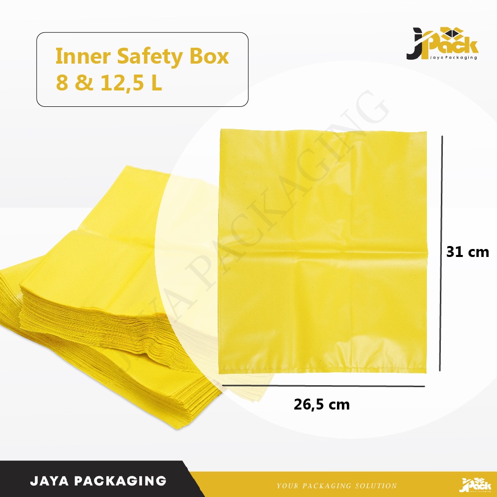 Jual Plastik Inner Packaging Safety Box 8 & 12,5 L Plastik/Inner ...