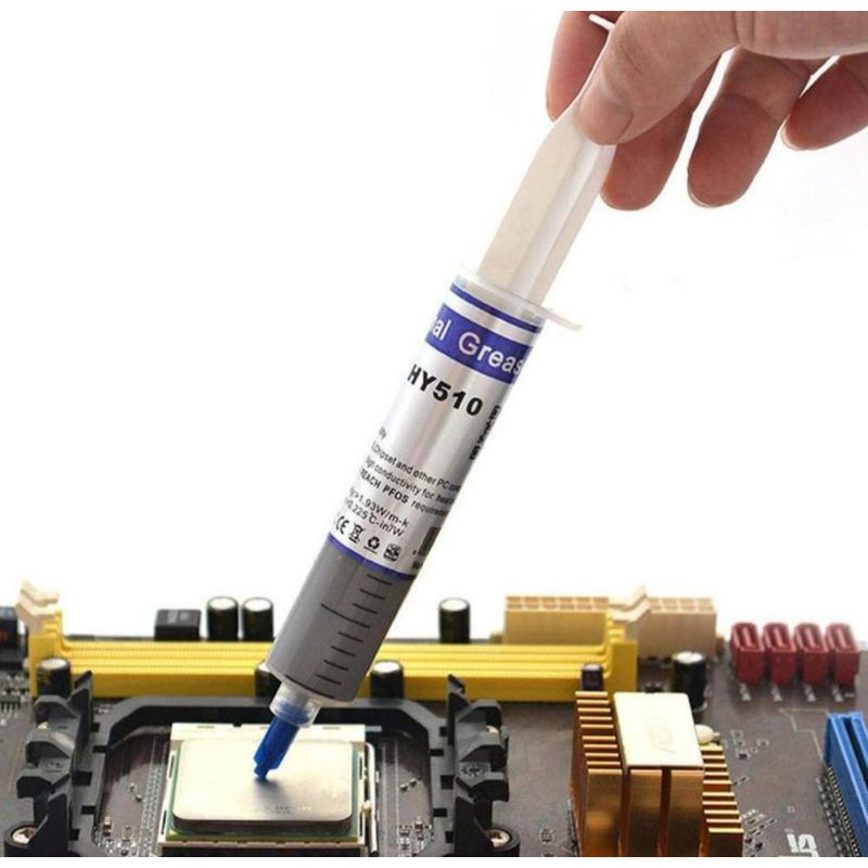 Jual Thermal Grease Halnziye Paste Silicone Inject HY510 Pasta Suntik ...