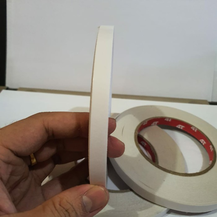 Jual DoubleTape 10mm x 50meter 4T, Double Tape Kertas 1cm | Shopee ...