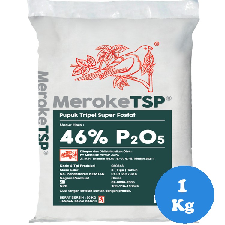 Jual Pupuk Meroke TSP Kemasan Repack 1 kg | Shopee Indonesia