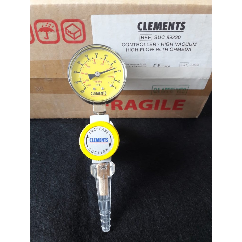 Jual SUCTION CONTROLLER HIGH VACCUUM HIGH FLOW WITH OHMEDA CLEMENTS ...