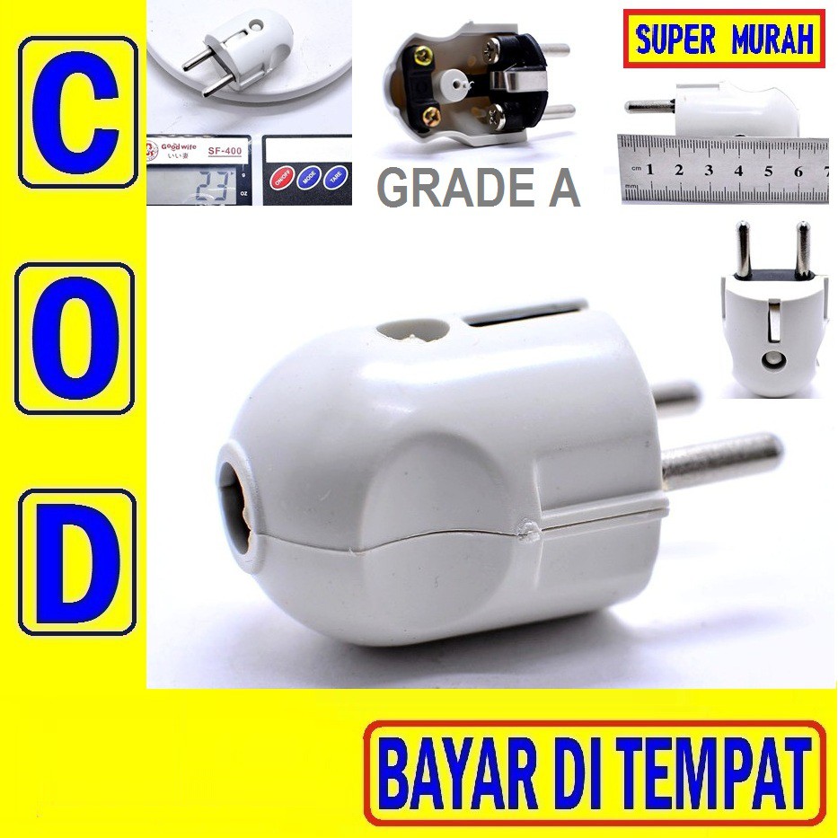 Jual 16C STEKER BESAR BULAT Sni Arde Colokan Listrik Ke Stop Kontak Jek ...
