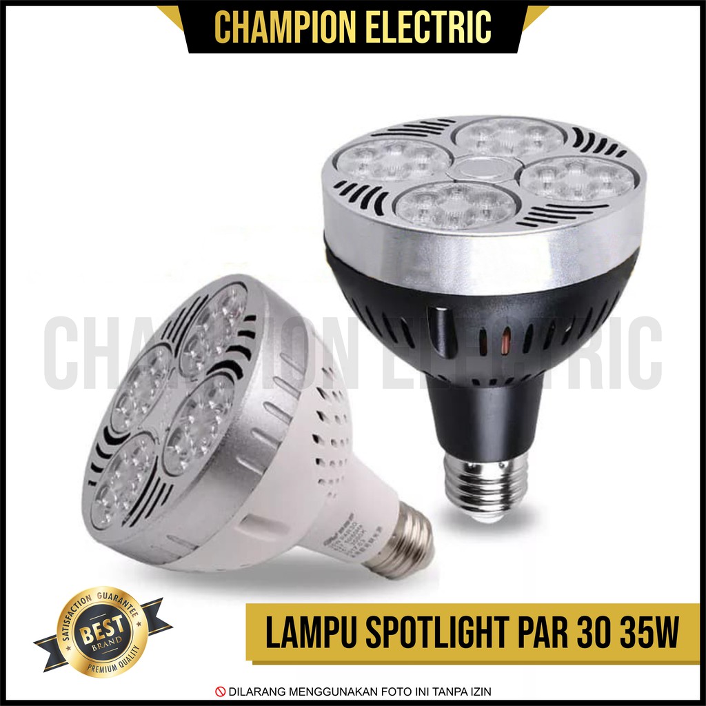 Jual Spotlight LED PAR30 35W E27 - Lampu Sorot LED Warm White, Natural White Dan Putih | Shopee ...