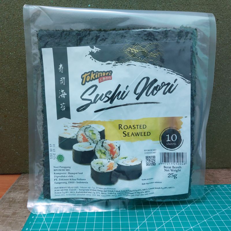Jual Tokinori Sushi Nori 10 lembar 25gr | Shopee Indonesia