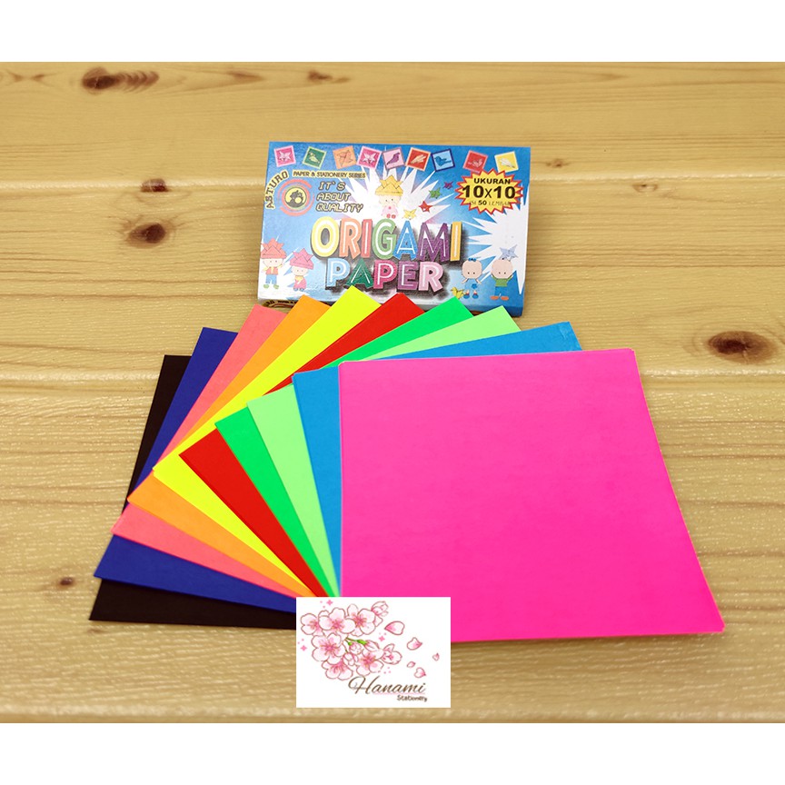 Jual Kertas Lipat Origami Asturo 10x10 | Shopee Indonesia