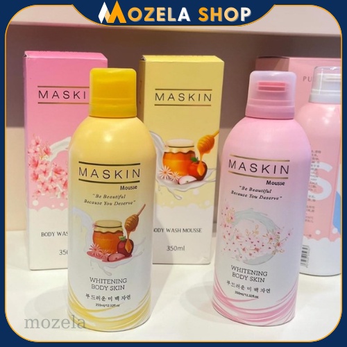Jual MASKIN WHITENING BODY SKIN SHOWER/MASKIN MOUSSE/SABUN MANDI ...