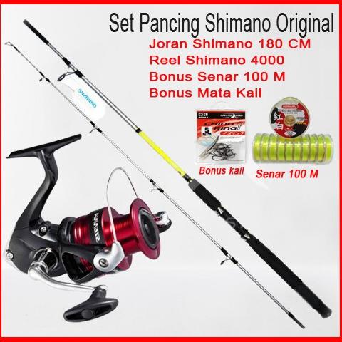 Jual Set Pancing Shimano Sienna dan Shimano 180CM Original | Shopee ...