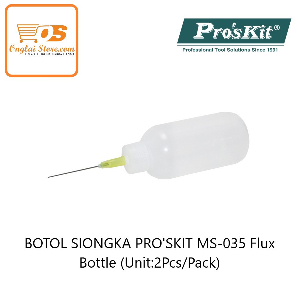 Jual BOTOL SIONGKA PRO'SKIT MS-035 Flux Bottle (Unit:2Pcs/Pack) ORIGINAL | Shopee Indonesia