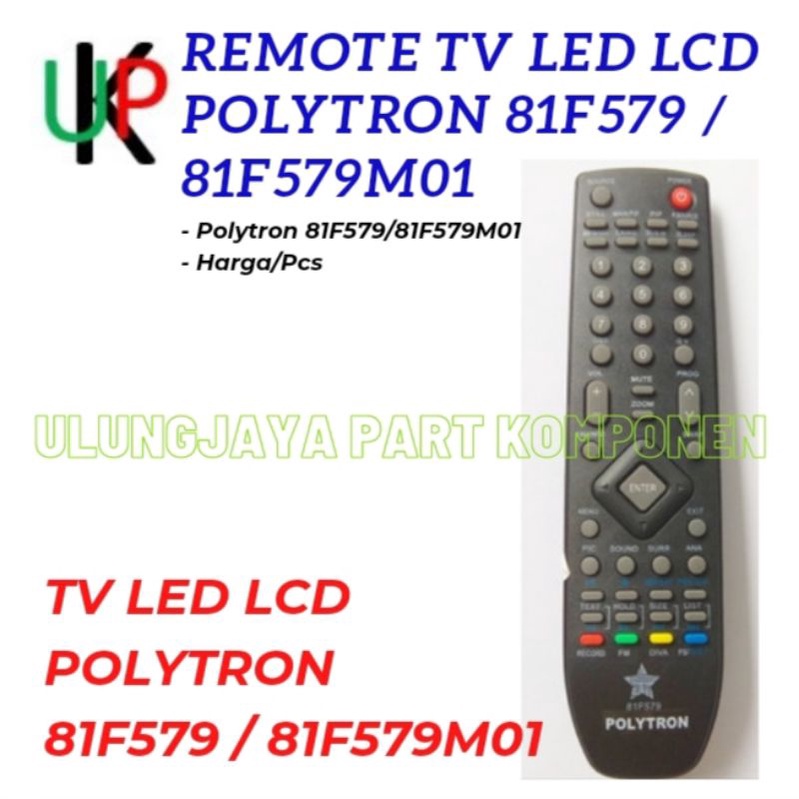 Jual remote tv LED LCD TABUNG Polytron 81F | Shopee Indonesia