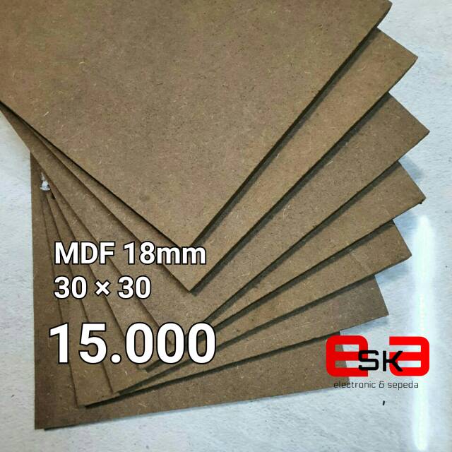 Jual Papan partikel Mdf 18mm uk 30x30 | Shopee Indonesia
