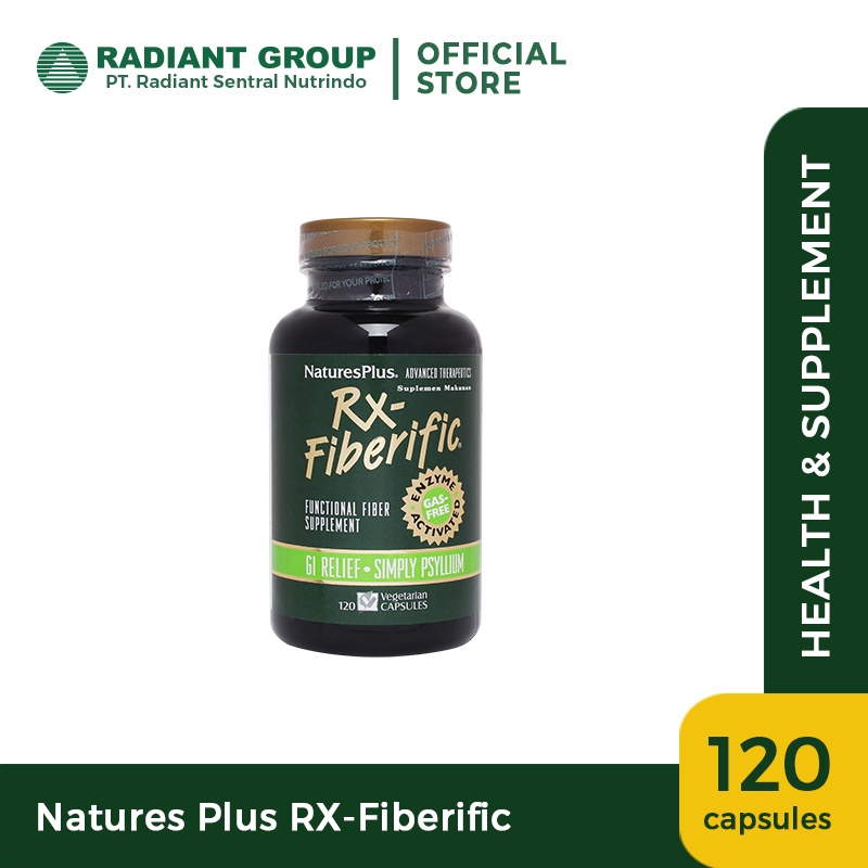 Jual Natures Plus RX-Fiberific - 120 Capsules | Shopee Indonesia