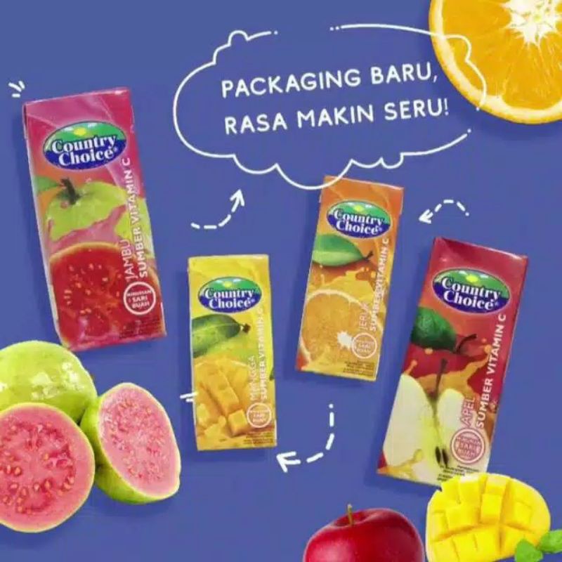 Jual country choice juice 250 ml | Shopee Indonesia