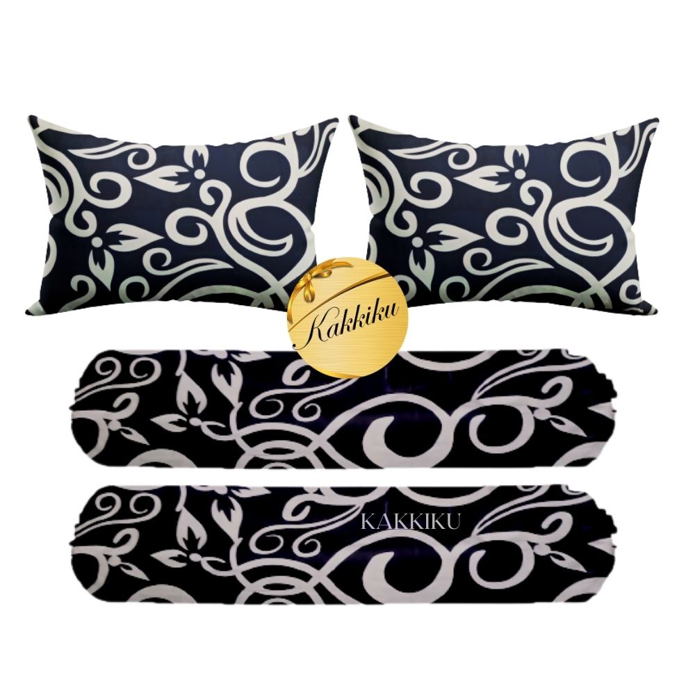 Jual 4 pcs 2 Sarung bantal + 2 Sarung Guling motif Aaesthetic Kotak ...