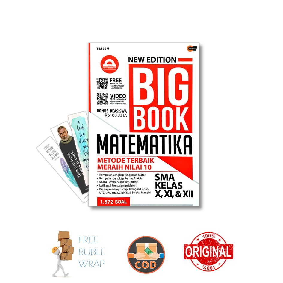 Jual Buku New Edition Big Book Matematika SMA Kelas X, XI & XII (C ...