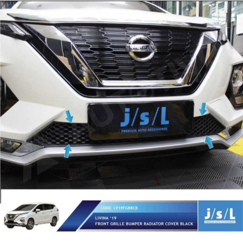 Jual Front bumper radiator All New Livina 2019 hitam | Shopee Indonesia