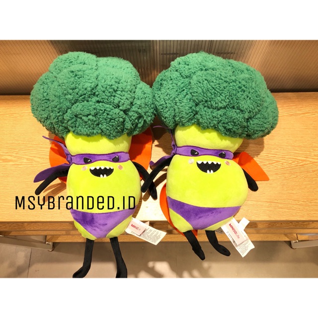 Jual Boneka Miniso Halloween Series Hero Broccoli Plush Toy Miniso 33cm ...