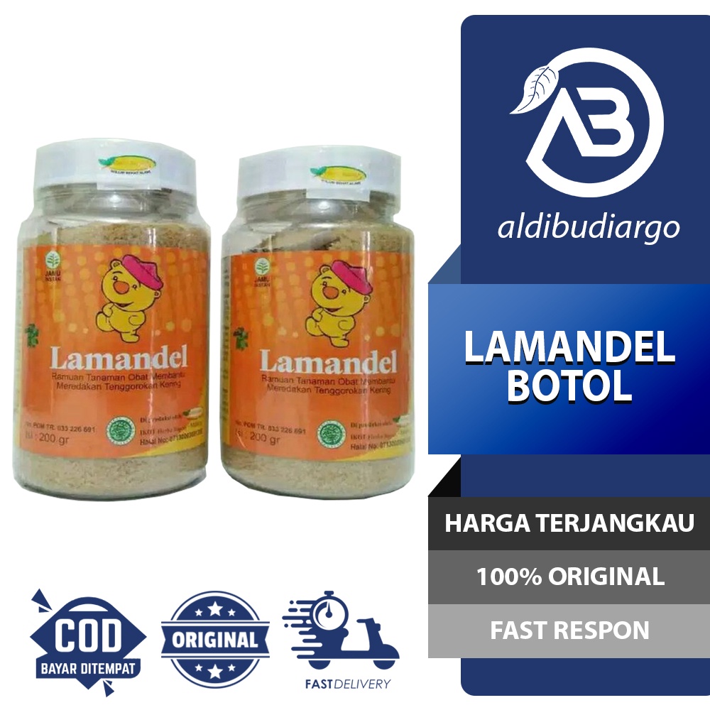 Jual LAMANDEL BOTOL 200 GRAM | OBAT AMANDEL ANAK DAN DEWASA | Shopee ...