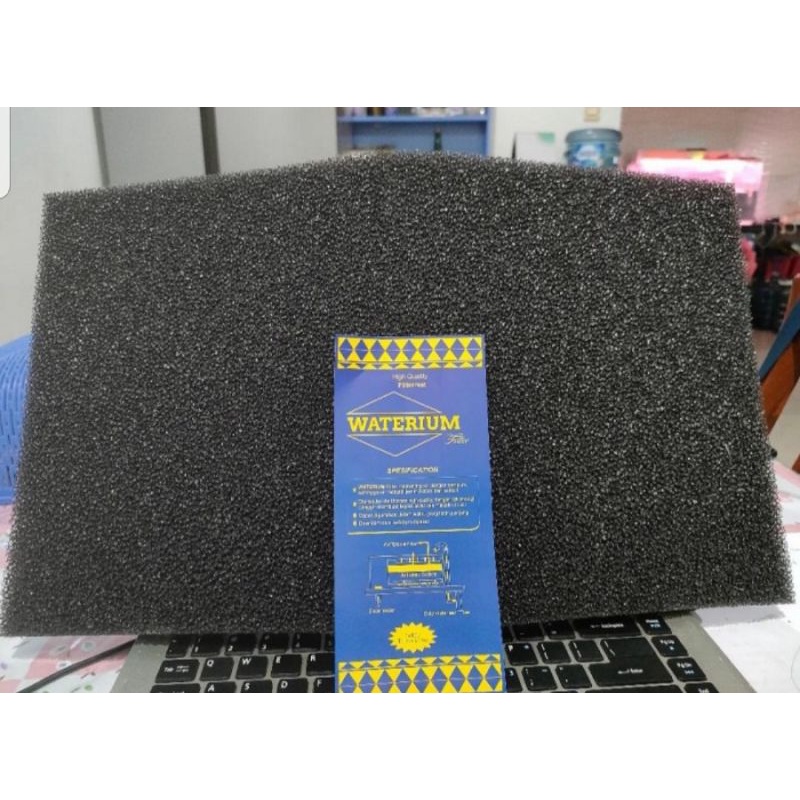 Jual Busa hitam Waterium biofoam filter aquarium 30x50x2cm | Shopee ...