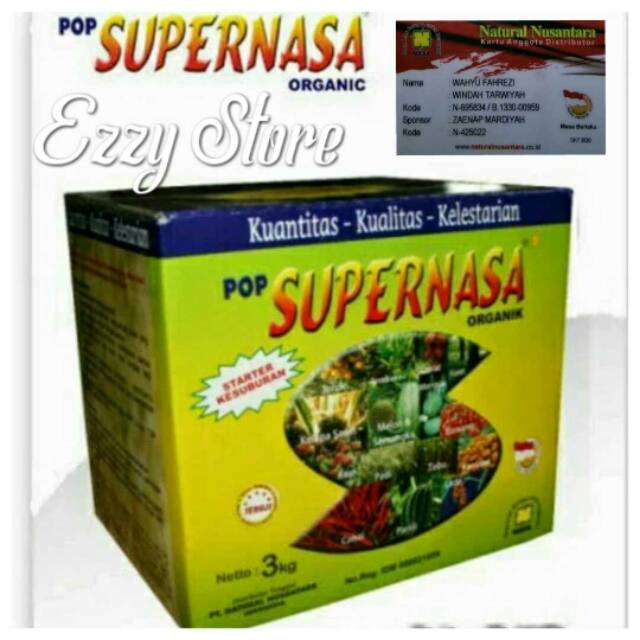 Jual Supernasa 3Kg (Pupuk Organik Padat Nasa) | Shopee Indonesia