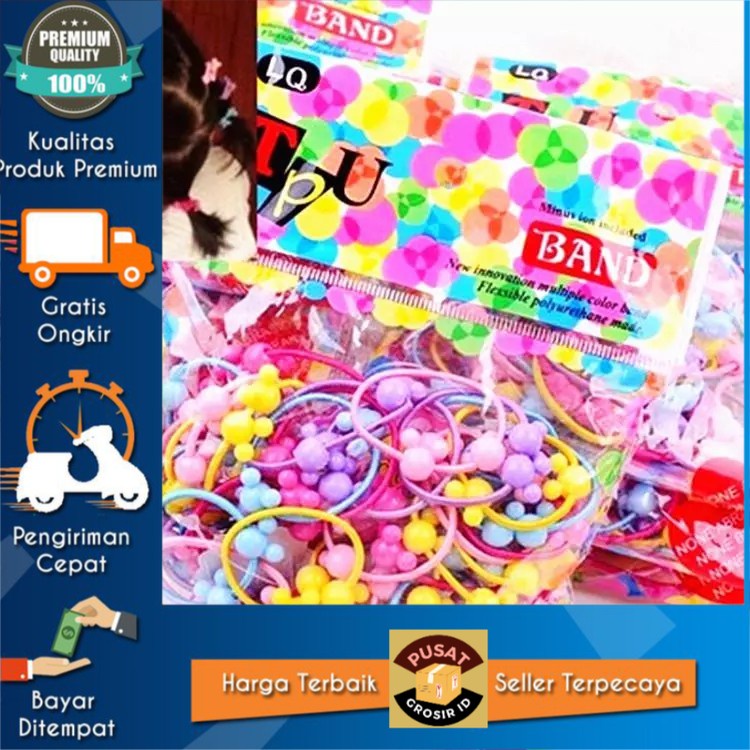 Jual Ikatan rambut(1bungkus 50ikatan) | Shopee Indonesia