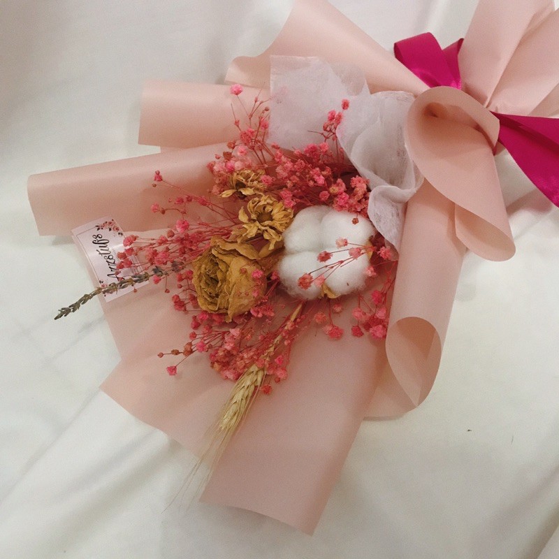 Jual bouquet dried flower | bouquet dry flower | buket bunga asli ...