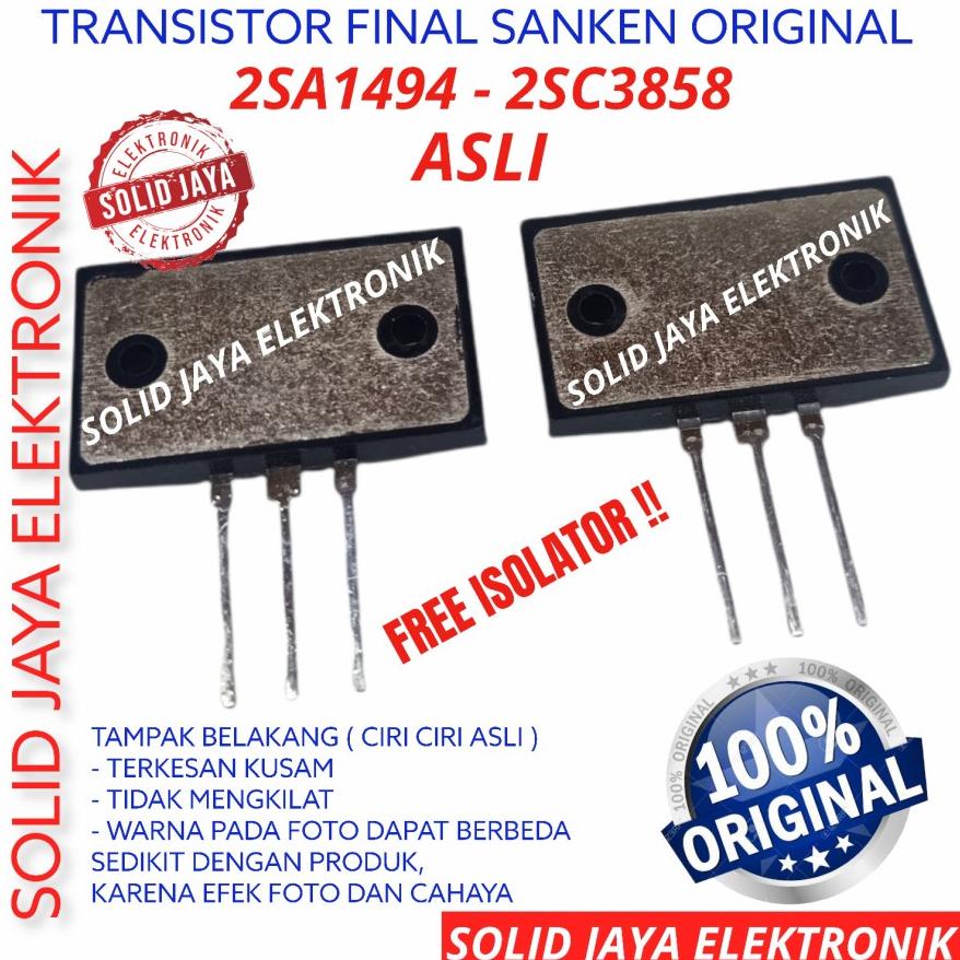 Jual Tr Final Sanken 2Sa1494 2Sc3858 Asli Ori Transistor 2Sa 1495 2Sc ...