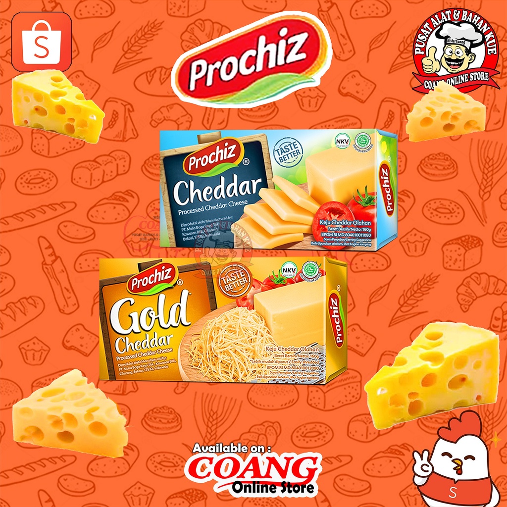 Jual PROCHIZ KEJU CHEDDAR 160GR | Shopee Indonesia