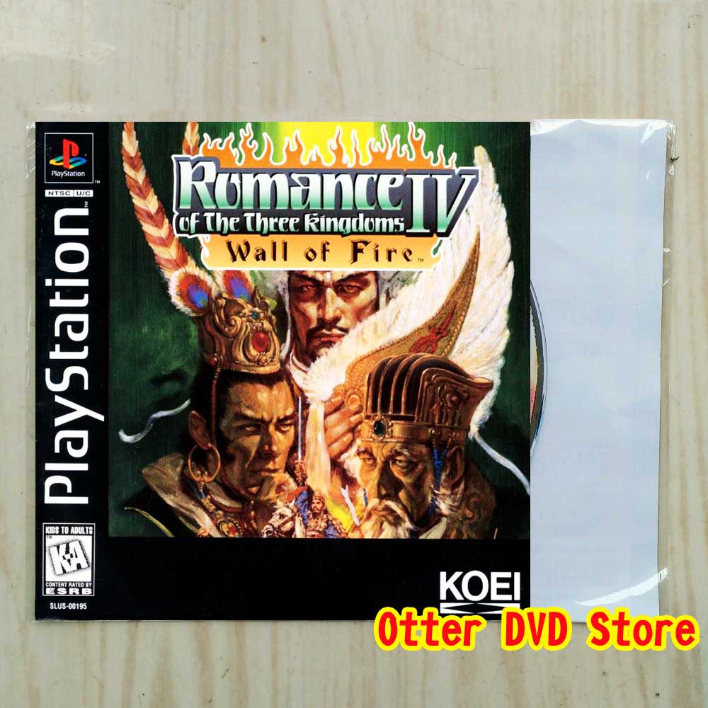 Jual Kaset CD Game Ps1 Ps 1 Romance of the Three Kingdoms 4 - Wall of ...