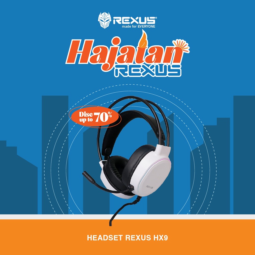 Jual Rexus Thunderfox HX9 RGB Gaming Headset | Shopee Indonesia