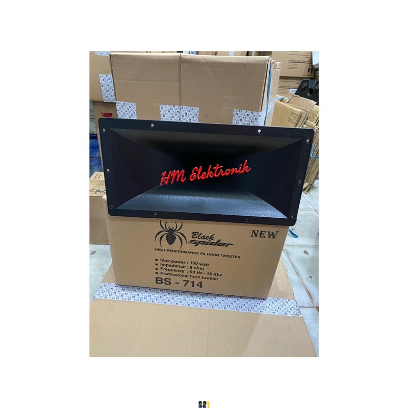 Jual Tweeter Horn corong magnet blackspider bs 714 speaker | Shopee Indonesia