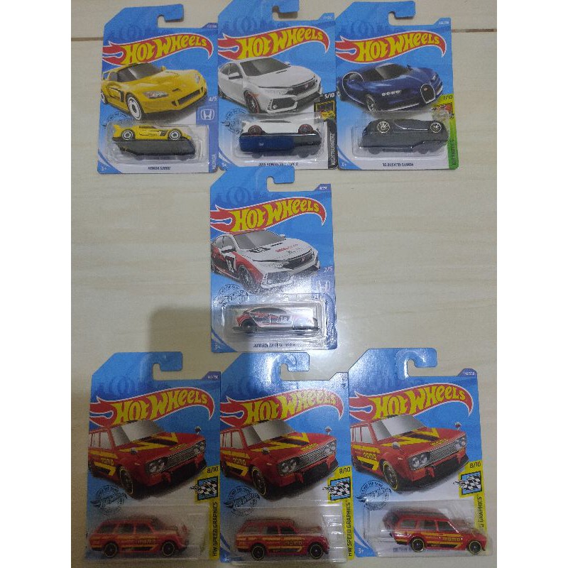 Jual Hotwheels Datsun Momo 2020, Honda Civic type R 2018 , Honda S200 ...