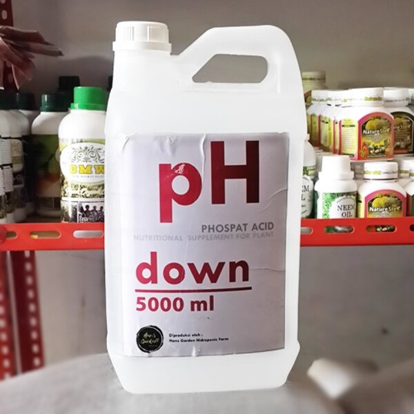 Jual pH Down Hidroponik 5 L Larutan Asam Phospat Penurun Air Nutrisi ABMIX | Shopee Indonesia