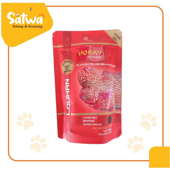 Jual hokky hoky hoki super color makanan pakan ikan louhan lohan 100 ...
