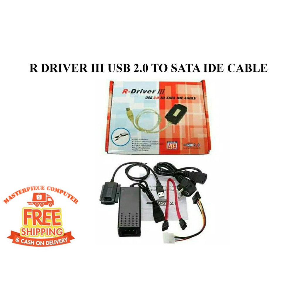 Jual R DRIVER III USB 2.0 TO SATA IDE CABLE | Shopee Indonesia