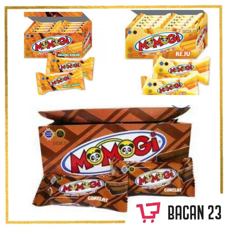 Jual Momogi Box (20pcs x 6gr) - (Cokelat - Jagung Bakar - Keju ...