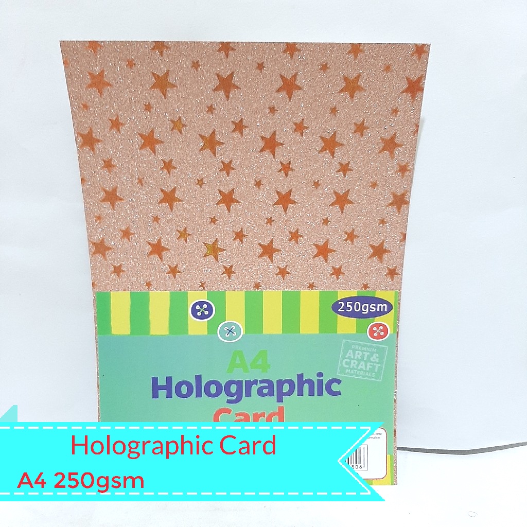 Jual Kertas Holographic Card Glitter Paper A4 250gsm | Shopee Indonesia