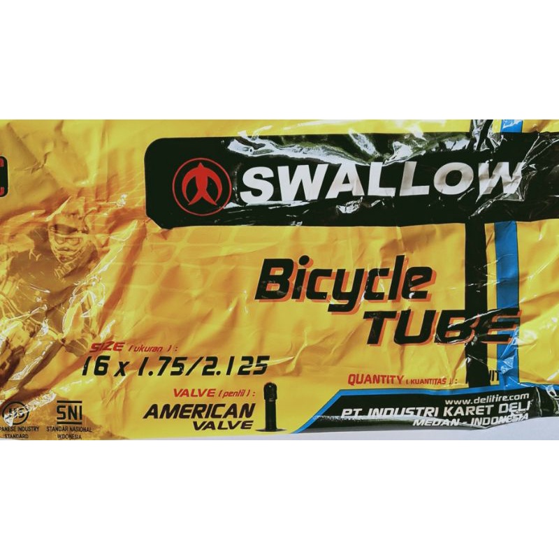 Jual Ban Dalam Sepeda Ukuran 16 x 1.75 / 2.125 SWALLOW | Shopee Indonesia