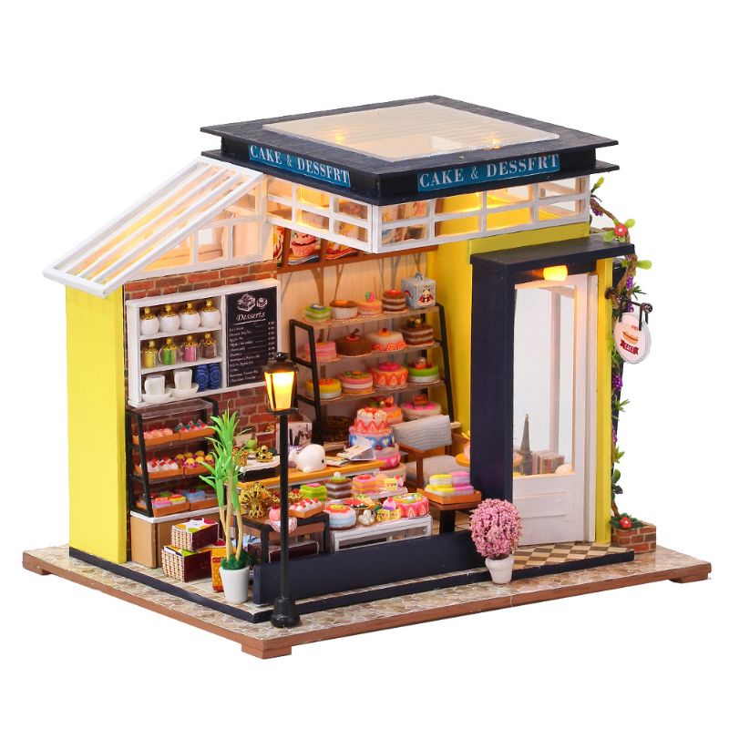 Jual diy miniatur dollhouse Cafe Dessert/miniatur rumah boneka | Shopee ...