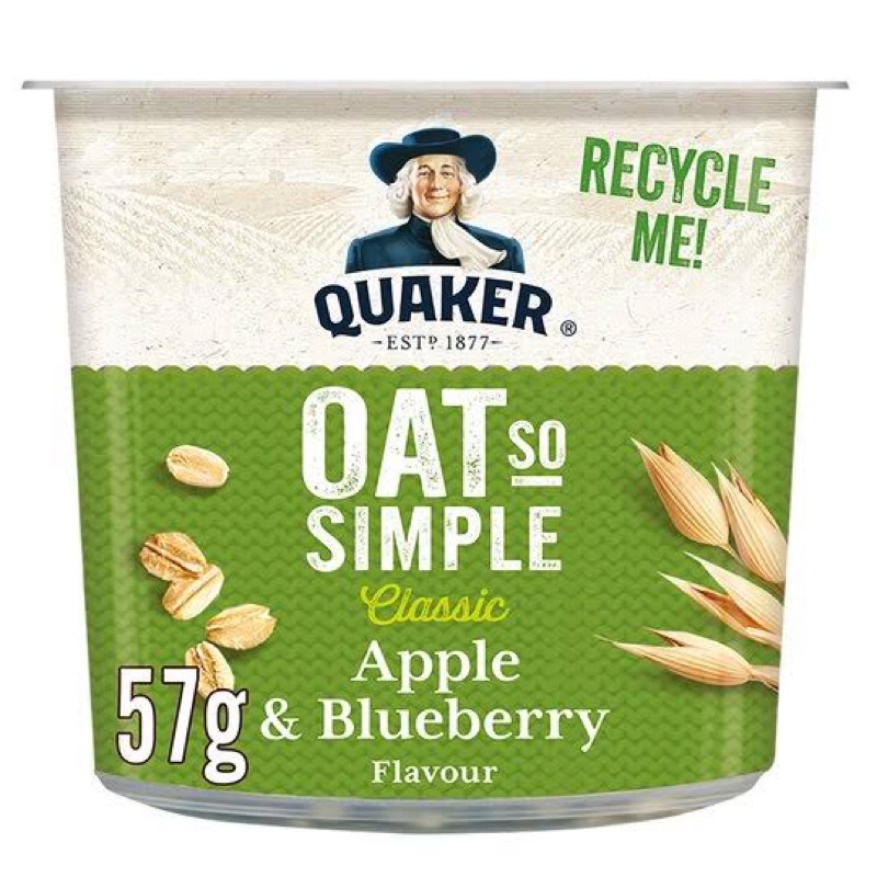Jual Quaker instant oatmeal cup USA | Booster ASI | Shopee Indonesia