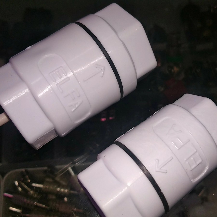 Jual Tusen klep 1/2 3/4 1 inch PVC Tuslah pipa air valve katup tossen ...