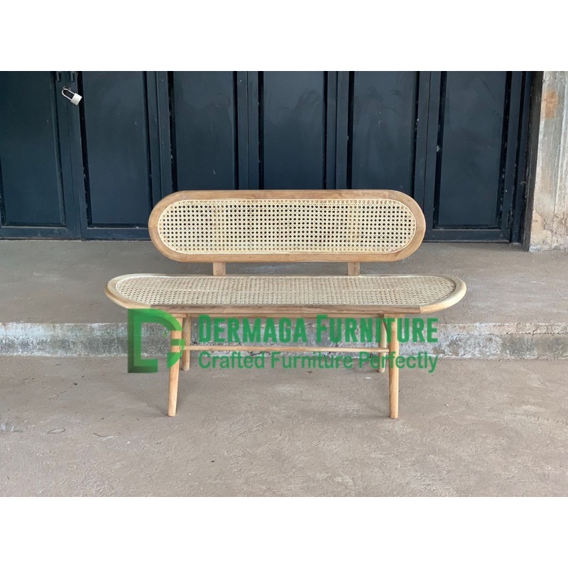 Jual SOFA OVAL ROTI ROTAN 2DUDUKAN KAYU KATI SOFA TERAS SOFA HOTEL ...